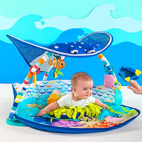 Bright Starts Disney Baby Finding Nemo Mr. Ray Ocean Lights & Music Gym, Ages Newborn +