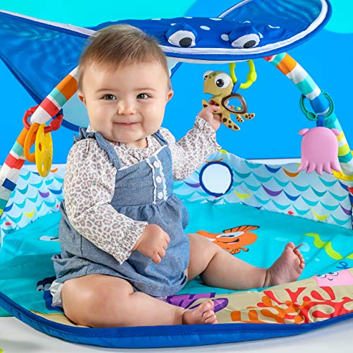 Bright Starts Disney Baby Finding Nemo Mr. Ray Ocean Lights & Music Gym, Ages Newborn +