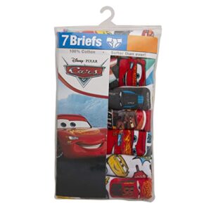 Disney unisex child Cars 7 Pack Briefs, Cars Tdlr7pk, 4T US