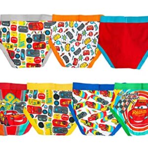 Disney unisex child Cars 7 Pack Briefs, Cars Tdlr7pk, 4T US