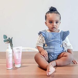 Babo Botanicals Smoothing Detangling Spray with Natural Softening Berry and Evening Primrose Oil - for Babies, Kids and Adults with Tangly or Curly Hair - Light Citrus Berry Scent - 8 oz.