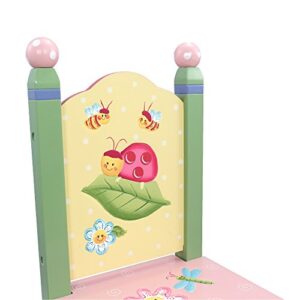 Fantasy Fields - Magic Garden Thematic Kids Wooden 2 Chairs Set, Imagination Inspiring Hand Crafted & Hand Painted Details