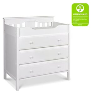 DaVinci Jayden 3-Drawer Changer Dresser in White, Greenguard Gold Certified