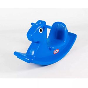 little tikes rocking horse blue, 33.00 l x 10.00 w x 17.50 h inches