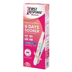 First Response Test & Confirm Pregnancy Test, 1 Line Test and 1 Digital Test Pack