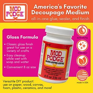 Mod Podge CS11201 Waterbase Sealer, Glue and Finish, 8 oz, Gloss