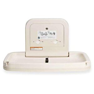 koala kare kb20000 horizontal baby changing station, 35 3/16 x 22 1/4, cream (kb200-00)