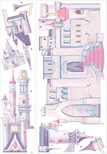 RoomMates RMK1546GM Disney Princess Castle Peel and Stick Giant Wall Decal