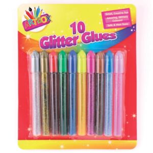 10pk glitter glues pens