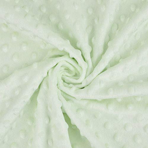 American Baby Company Heavenly Soft Minky Dot Fitted Contoured Changing Pad Cover, Celery Puff, for Boys and Girls