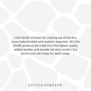 Little Giraffe Baby Blanket - Luxe Soft Blanket with Satin Trim - Baby Stroller Blanket - Newborn Baby Essentials & Baby Gifts - 29x35" - Pink