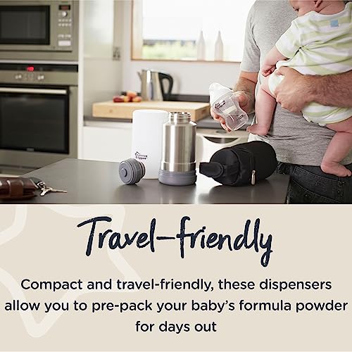 Tommee Tippee Closer to Nature Baby Bottle Formula Dispensers – 6 Count