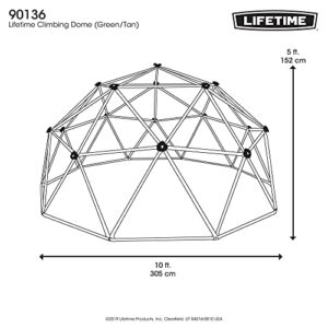 Lifetime Geometric Dome Climber Play Center, Earthtone