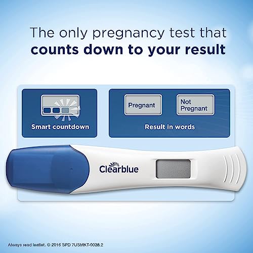 Clearblue Digital Pregnancy Test with Smart Countdown, 2 Count