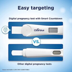 Clearblue Digital Pregnancy Test with Smart Countdown, 2 Count