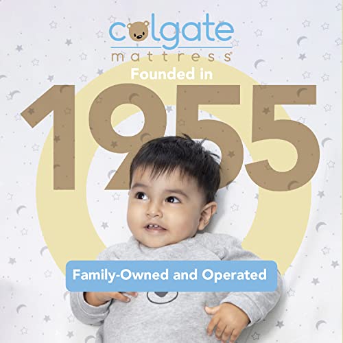 Colgate Mattress EcoClassica III Eco-Friendlier Crib Mattress - Dual-Firmness Infant and Toddler Mattress with Thick, Sustainable Foam and Certified Organic Cotton Cover