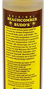 Hawaiian Beachcomber Budd's Pure Scented Coconut Oil 8 Ounce