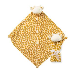 Angel Dear - Brown Giraffe, Cuddle Twins Blankie Set