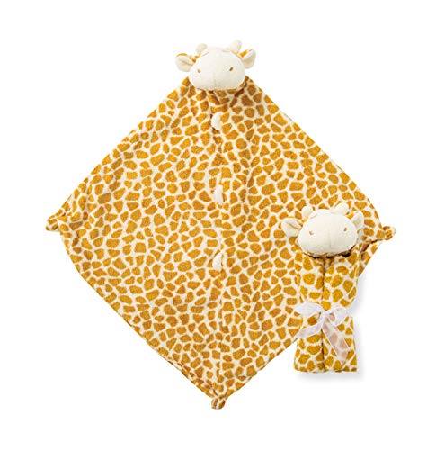 Angel Dear - Brown Giraffe, Cuddle Twins Blankie Set