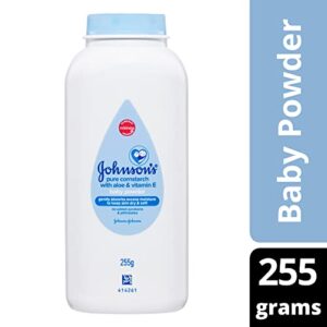 Johnson's Baby Powder for Delicate Skin, Hypoallergenic and Free of Parabens, Phthalates, and Dyes for Baby Skin Care, 1.5 oz