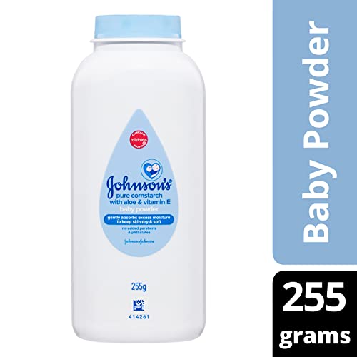 Johnson's Baby Powder for Delicate Skin, Hypoallergenic and Free of Parabens, Phthalates, and Dyes for Baby Skin Care, 1.5 oz