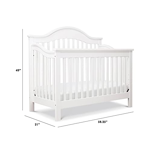 DaVinci Jayden 4-in-1 Convertible Crib in White, Greenguard Gold Certified