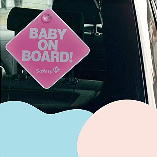 Safety 1st Baby On Board Sign, Pink