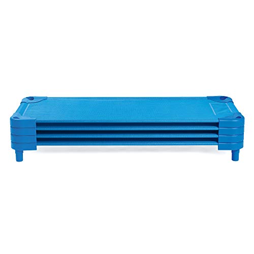 Angeles - AFB5753 Value Line Standard Cots - 4 Pack - Unassembled, Blue