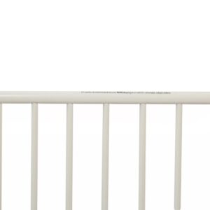 LA Baby The Condo Metal Evacuation Window Crib, White