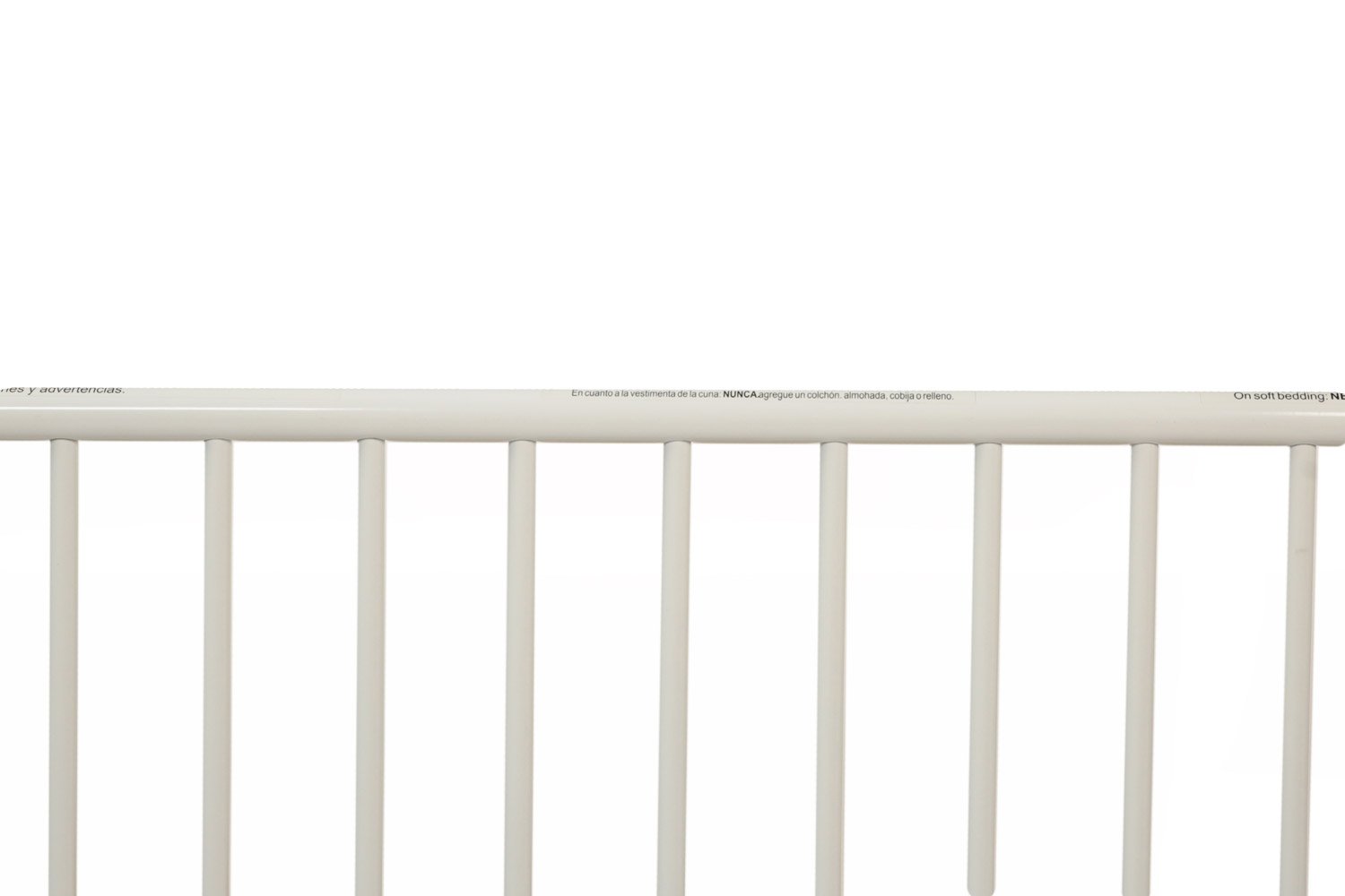 LA Baby The Condo Metal Evacuation Window Crib, White