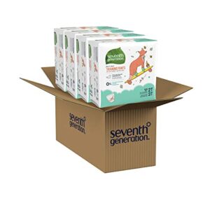 Seventh Generation Free & Clear Potty Training Pants Size 2T/3T (M), up to 35 lbs 25 count, Pack of 4