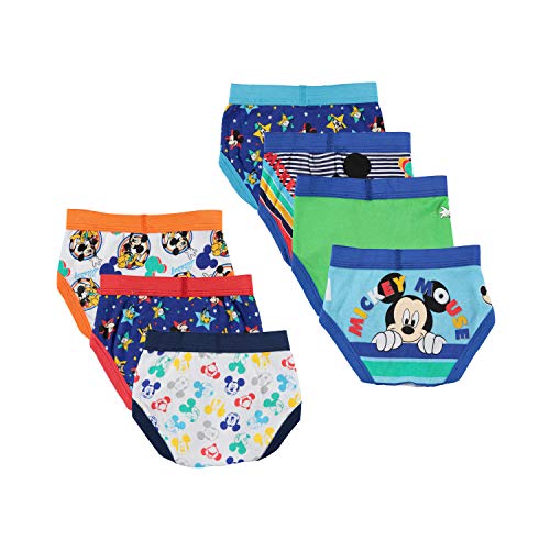 Disney boys 7-pack Briefs UNDERWEAR, Assorted, 2-3T US