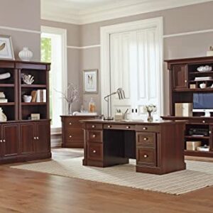 Sauder Palladia Executive Desk, Select Cherry finish