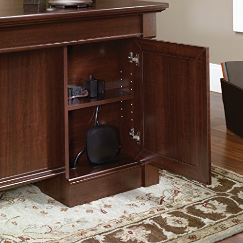 Sauder Palladia Executive Desk, Select Cherry finish