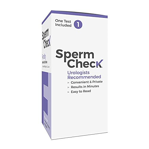 Spermcheck Fertility Home Test Kit for Men- Shows Normal or Low Sperm Count- Easy to Read Results-Convenient, Accurate, Private