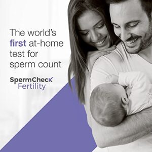 Spermcheck Fertility Home Test Kit for Men- Shows Normal or Low Sperm Count- Easy to Read Results-Convenient, Accurate, Private