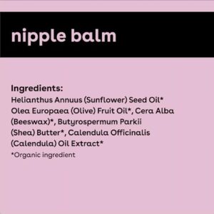 Bamboobies Women's Nipple Cream, Organic Cream for Soothing Skin, Nipple Balm, 1 oz (Pack of 1)