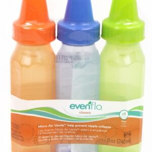 Evenflo 3 Count Classic Light Tint Nurser, 8 Ounce