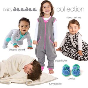 baby deedee 100% Cotton Sleeping Sack, Baby Sleeping Bag Wearable Blanket, Sleep Nest Lite, Infant and Toddler, Blue, Large (18-36 Month)