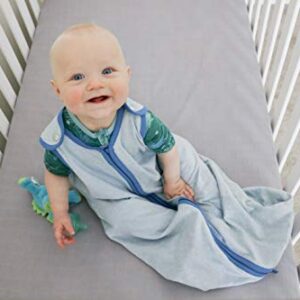 baby deedee 100% Cotton Sleeping Sack, Baby Sleeping Bag Wearable Blanket, Sleep Nest Lite, Infant and Toddler, Blue, Large (18-36 Month)