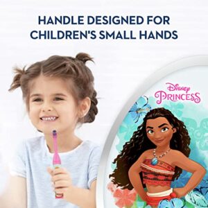 Oral-B Kid's Battery Toothbrush featuring Disney's Princess characters, Soft Bristles, for Kids 3+