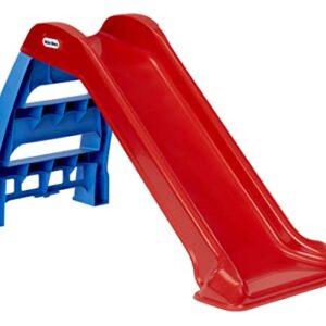 Little Tikes First Slip And Slide, Easy Set Up Playset for Indoor Outdoor Backyard, Easy to Store, Safe Toy for Toddler,Kids (Red/Blue), 39.00''L x 18.00''W x 23.00''H