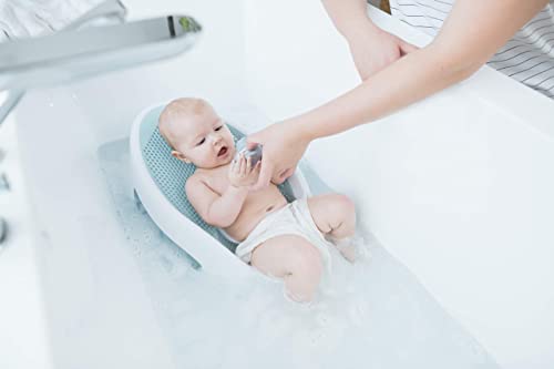 Angelcare Baby Bath Support (Aqua) | Ideal for Babies Less Than 6 Months Old