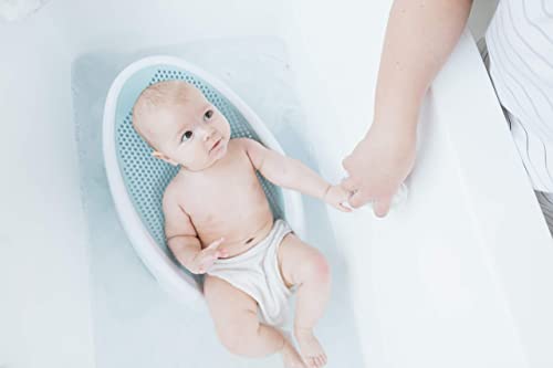 Angelcare Baby Bath Support (Aqua) | Ideal for Babies Less Than 6 Months Old