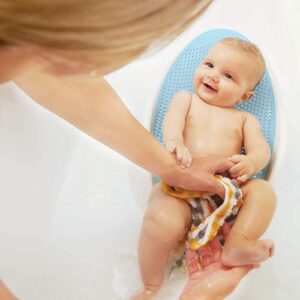 Angelcare Baby Bath Support (Aqua) | Ideal for Babies Less Than 6 Months Old