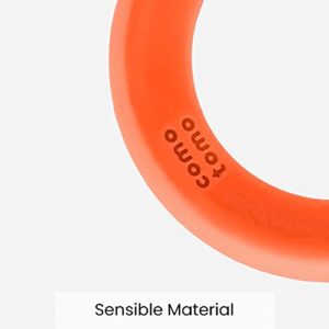 Comotomo Silicone Baby Teether, Orange