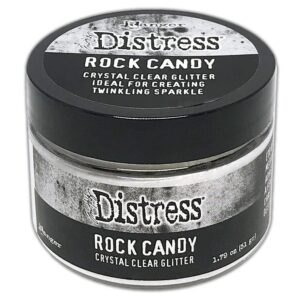 ranger tim holtz distress stickles dry glitter, 3-ounce, clear rock candy