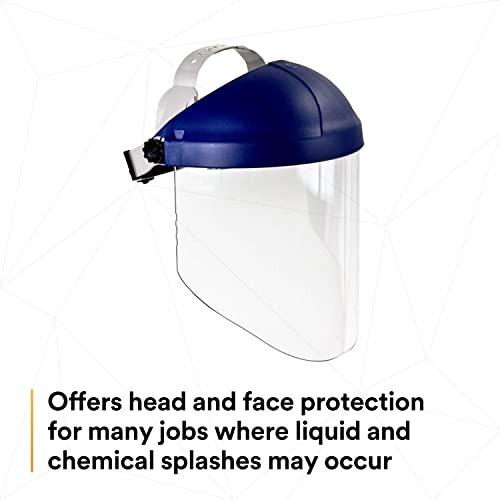 3M Ratchet Headgear H8A, 82782-00000, with 3M Clear Propionate Faceshield W96