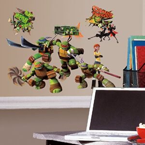 roommates rmk2246scs teenage mutant ninja turtles peel and stick wall decals