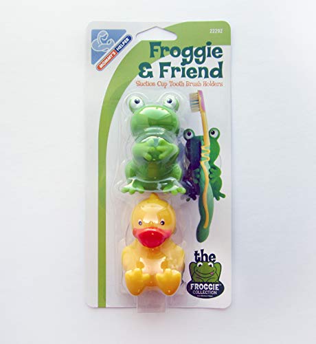 Mommys Helper Toothbrush Holders, Froggie and Friend